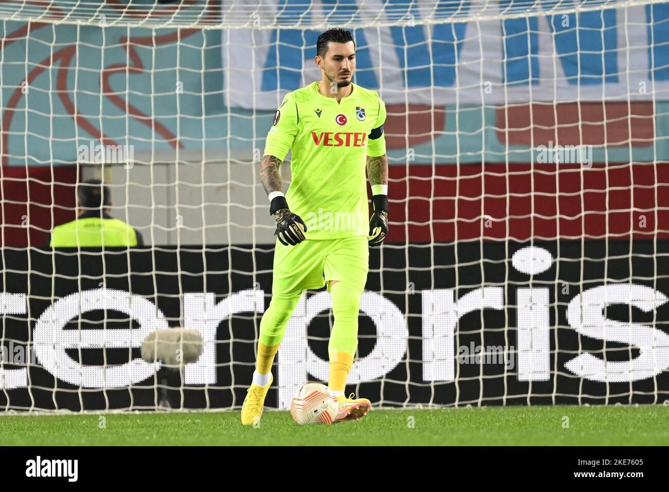 TRABZON - Trabzonspor AS goalkeeper Ugurcan Cakir during the UEFA ...