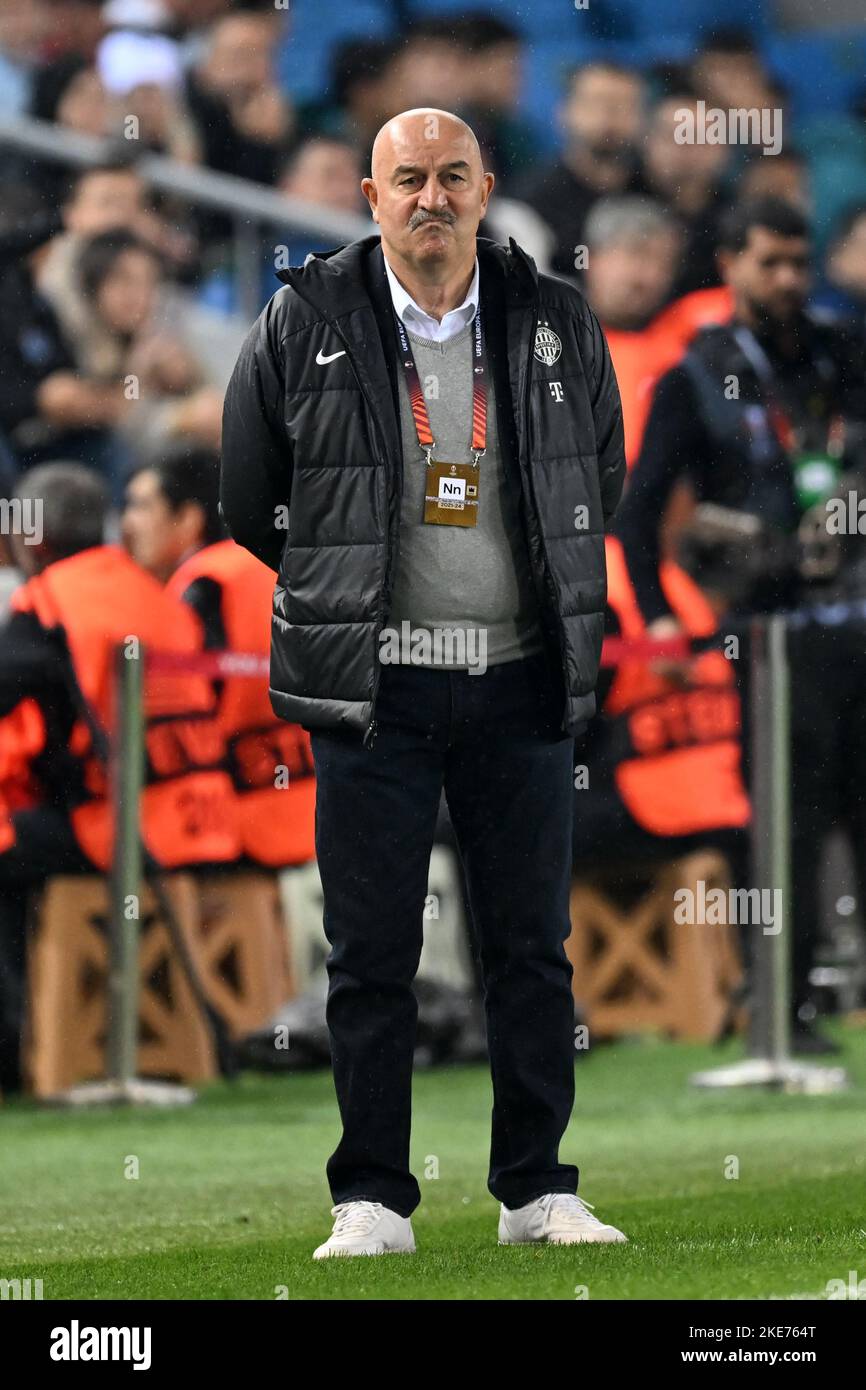 TRABZON - Ferencvaros TC trainer coach Stanislav Cherchesov during the ...