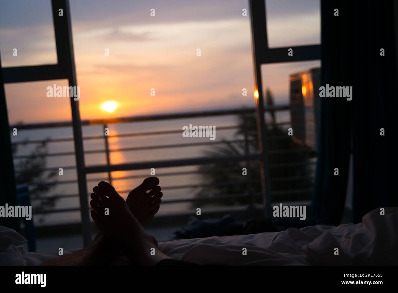 Sunrise in bed Stock Photo - Alamy