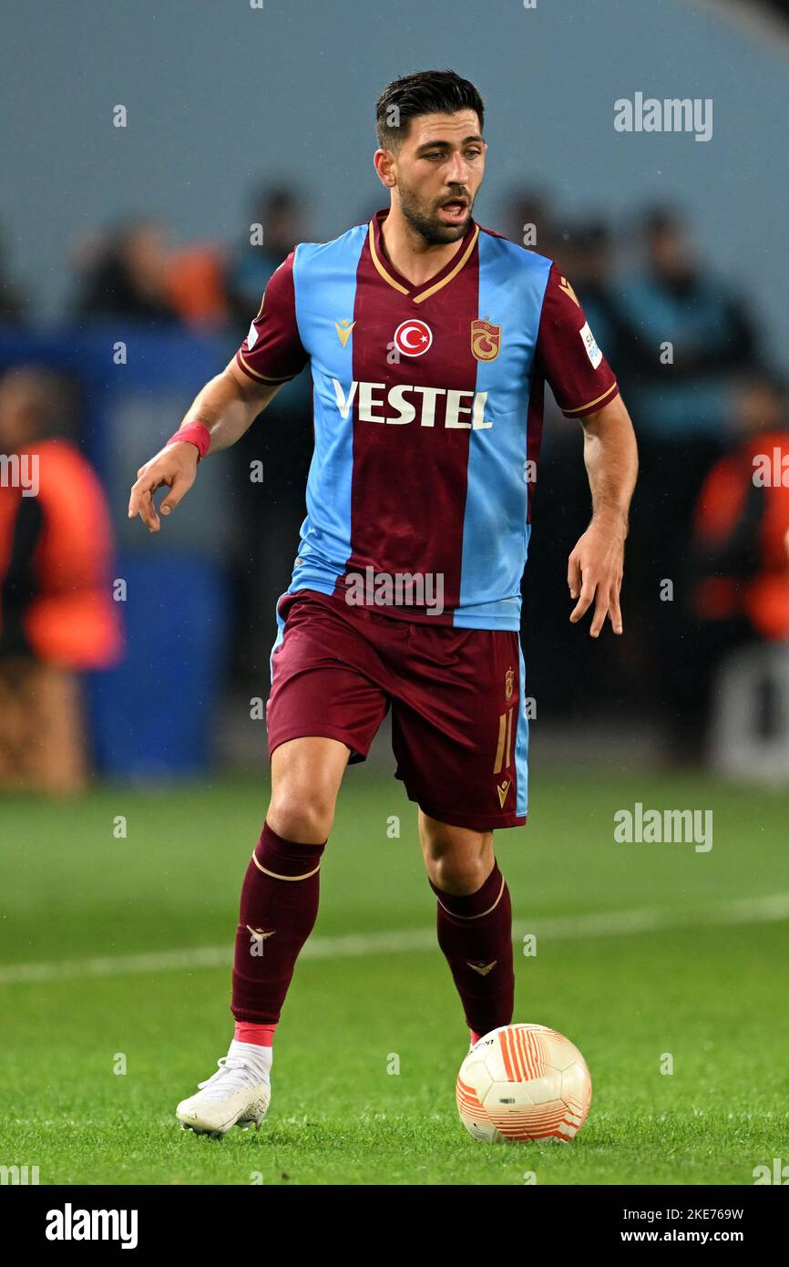 TRABZON - Anastasios Bakasetas of Trabzonspor AS during the UEFA Europa ...