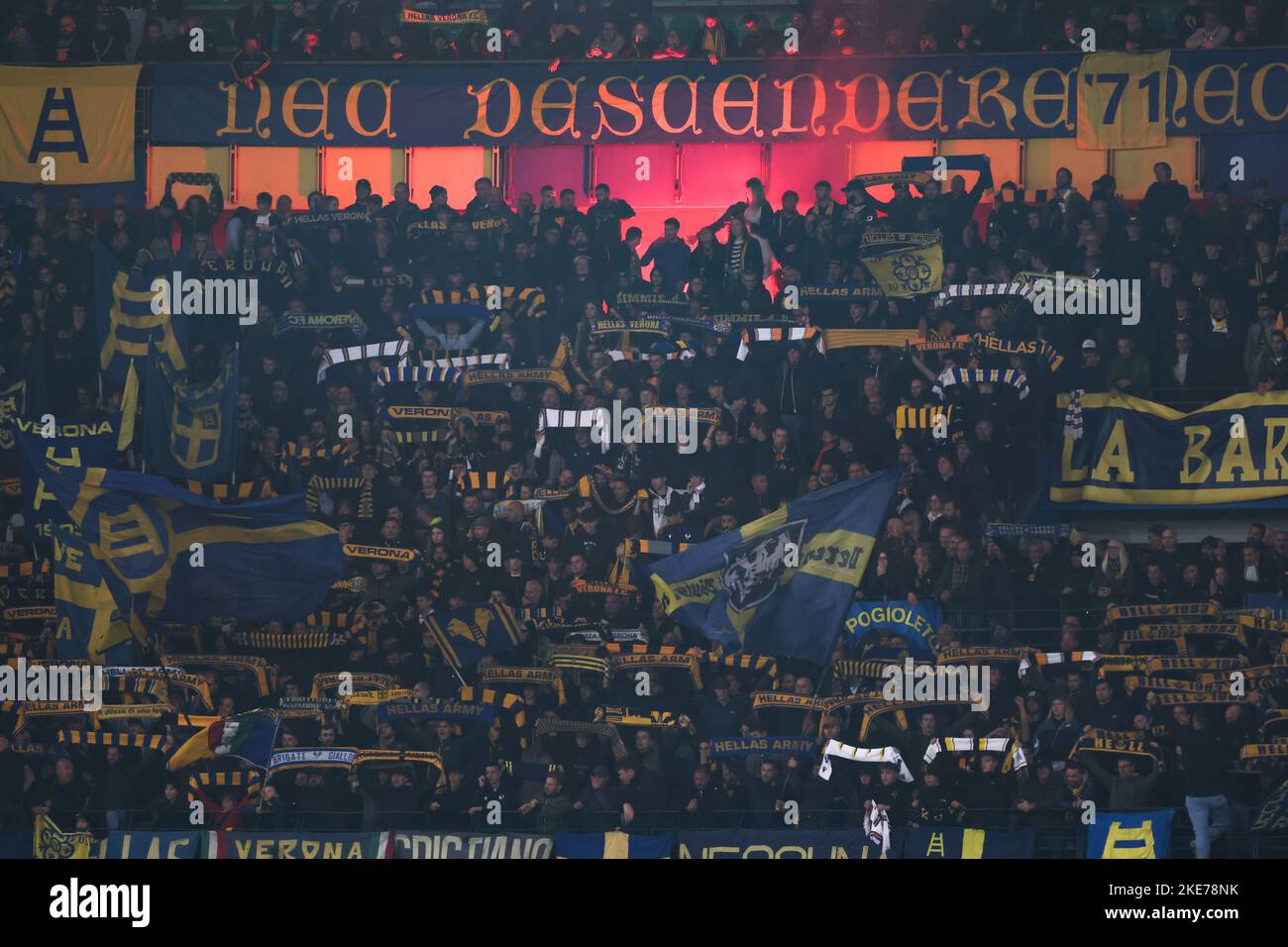 Football ultras italy flares hi-res stock photography and images - Alamy
