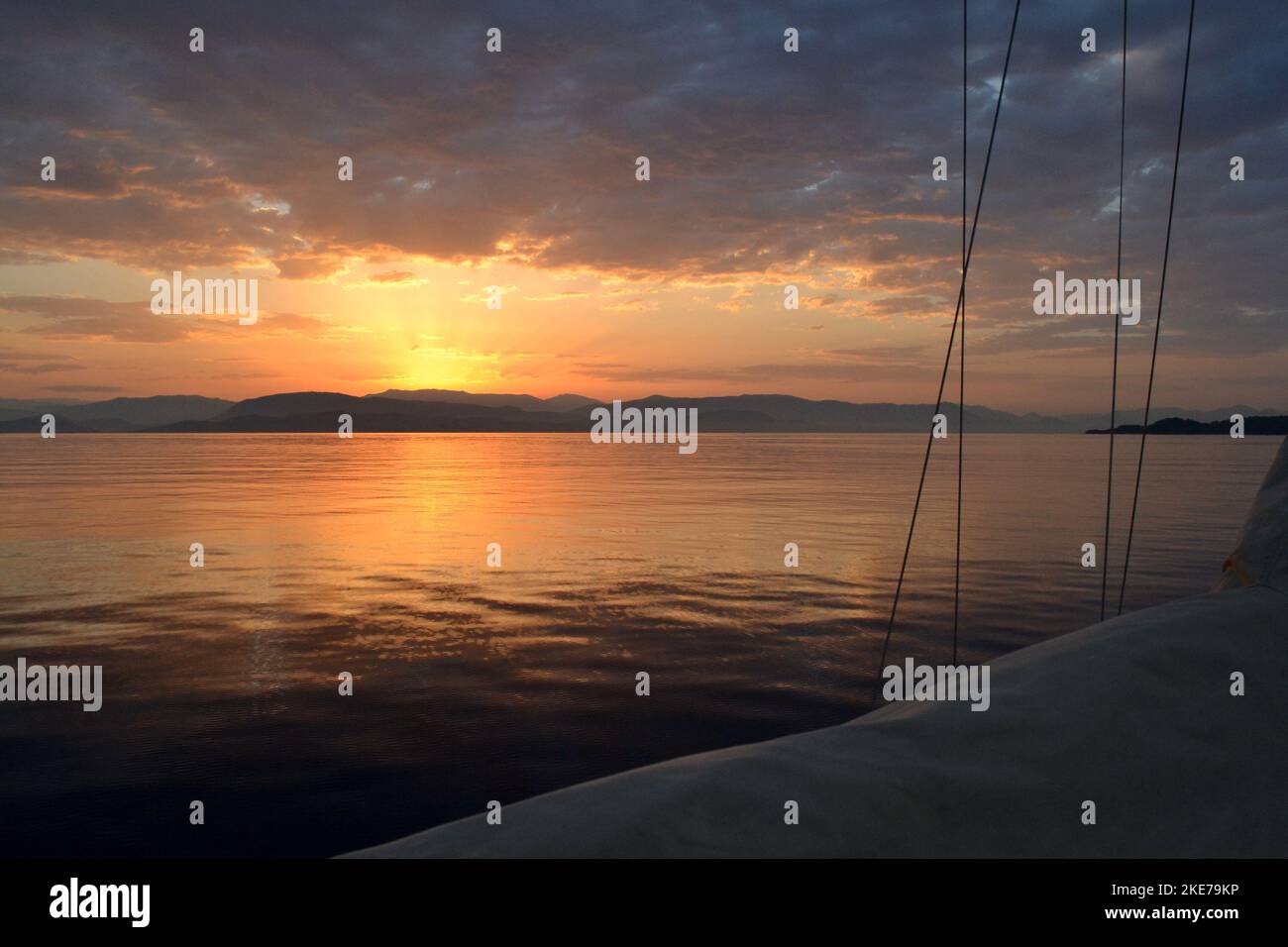 Sunrise in ionian islands hi-res stock photography and images - Alamy