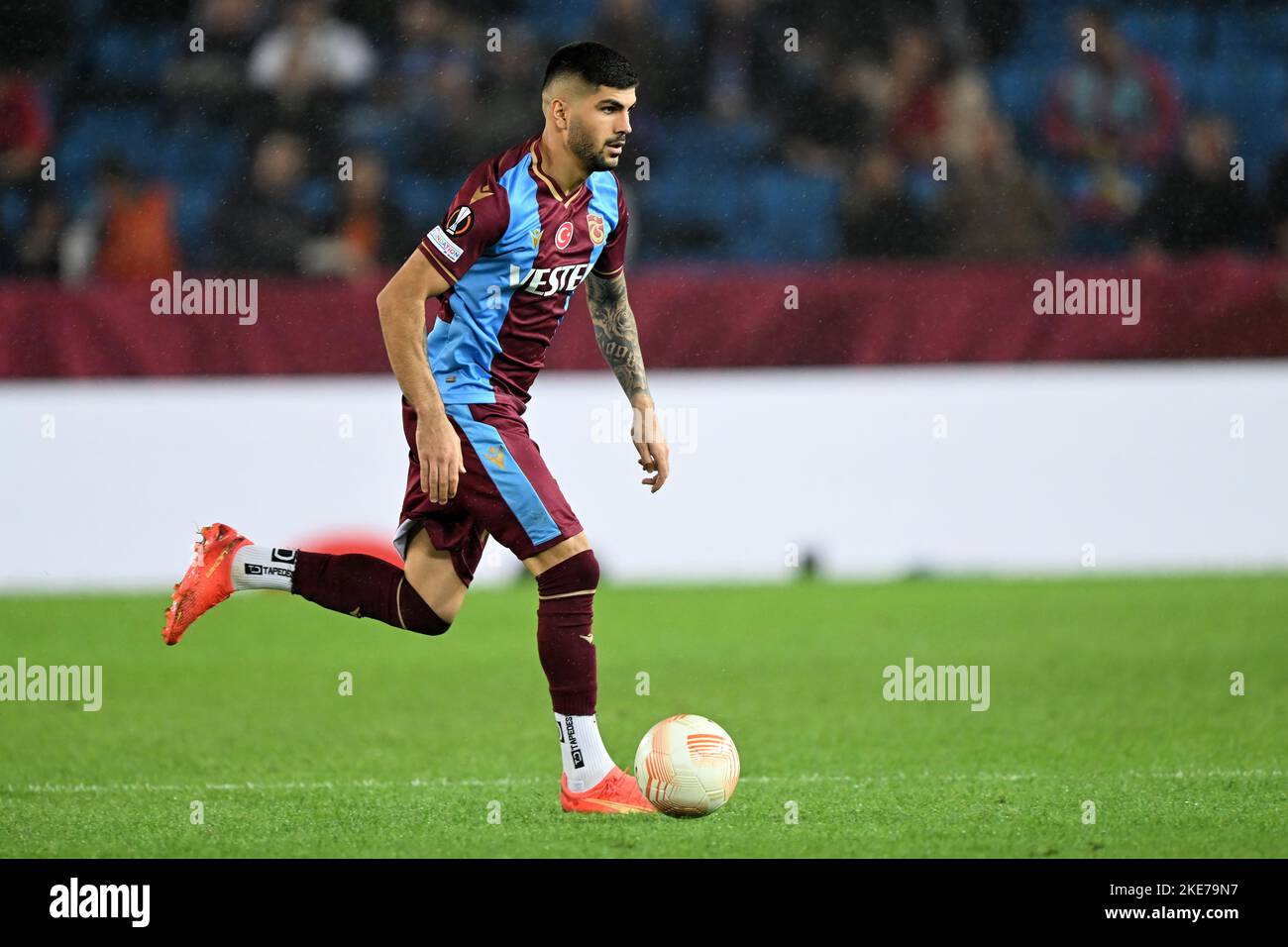 TRABZON - Evren Eren Elmani of Trabzonspor AS during the UEFA Europa ...