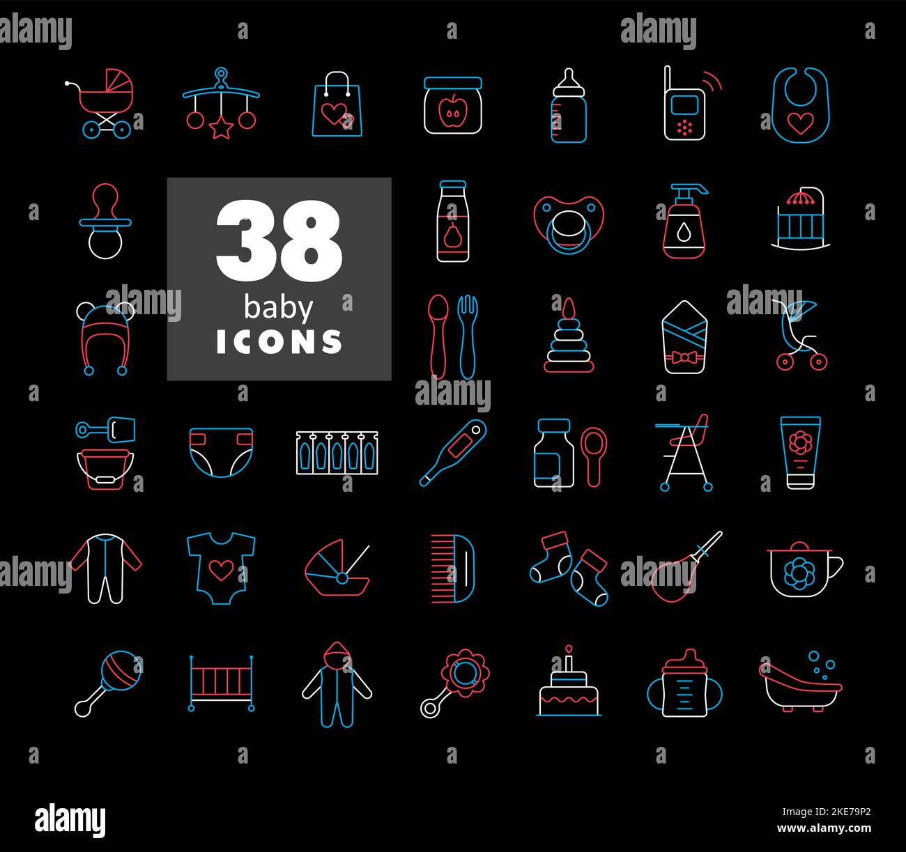 Black babies nursery Stock Vector Images - Alamy