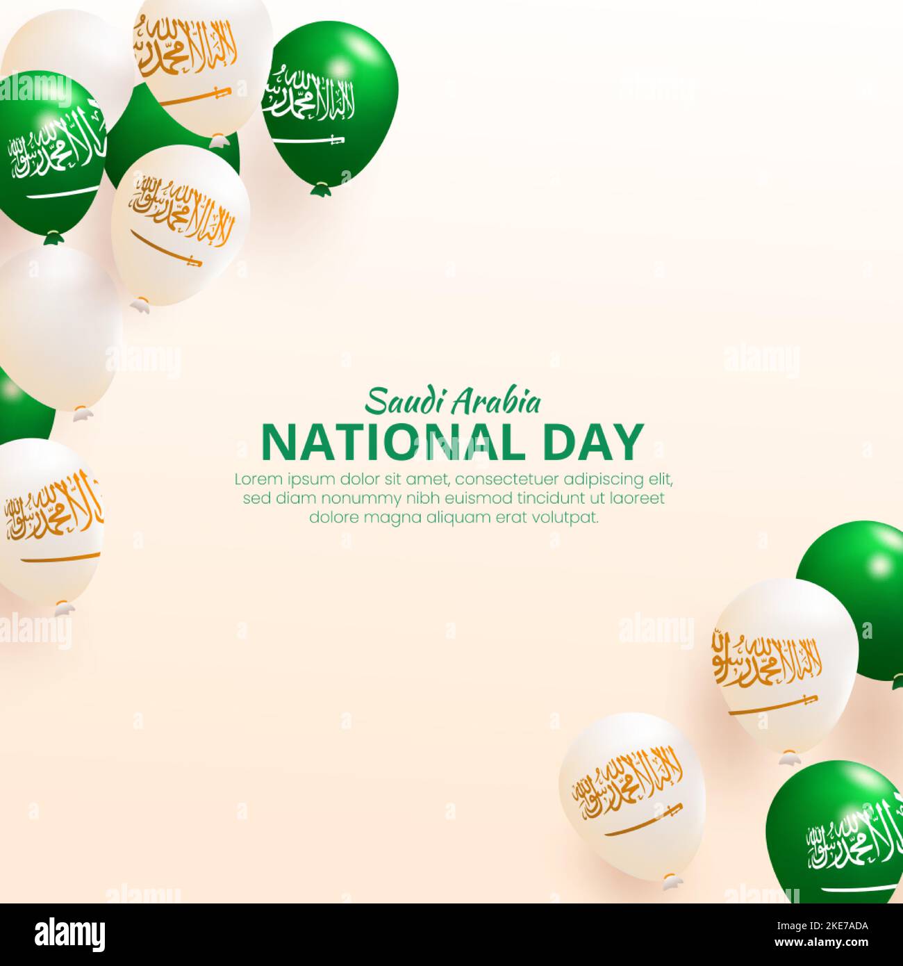 Saudi national day template hi-res stock photography and images - Alamy