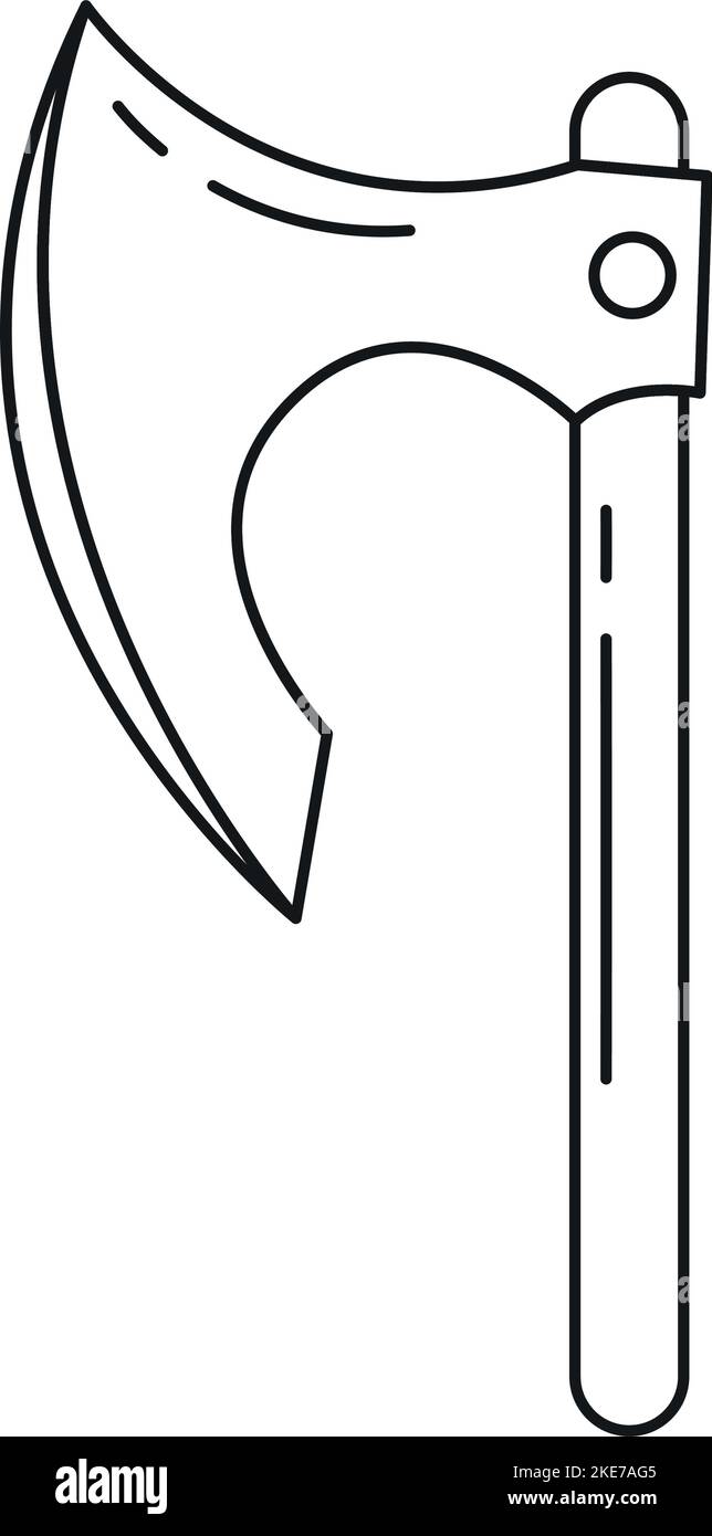 Isolated axe weapon medieval icon Vector Stock Vector Image & Art - Alamy