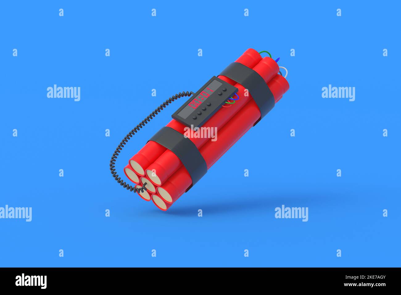 Tnt dynamite red bomb timer hi-res stock photography and images - Alamy