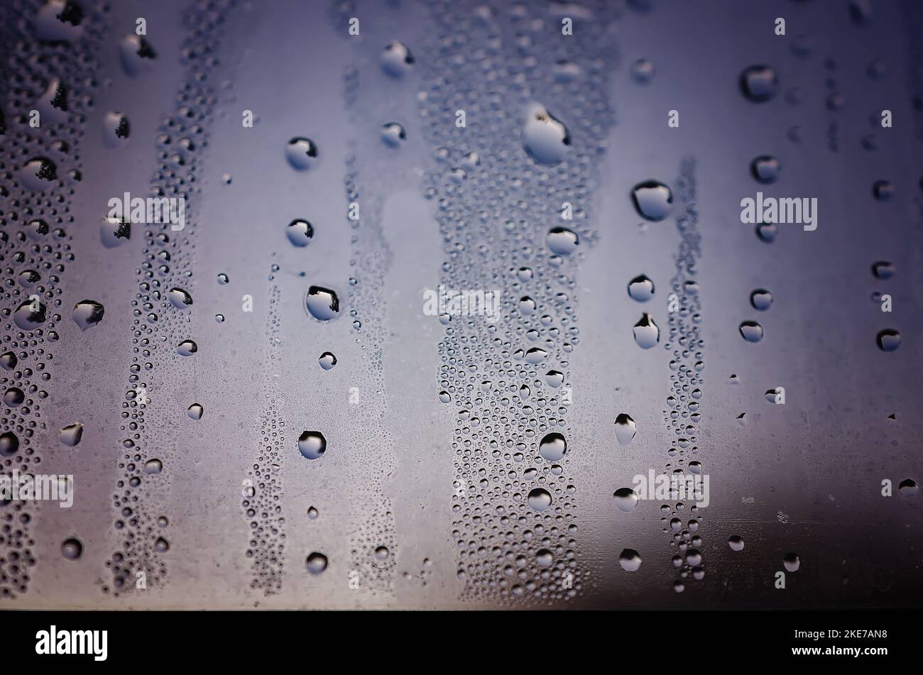 Condensation forms on a window, Nov. 21, 2015, in St. Augustine ...