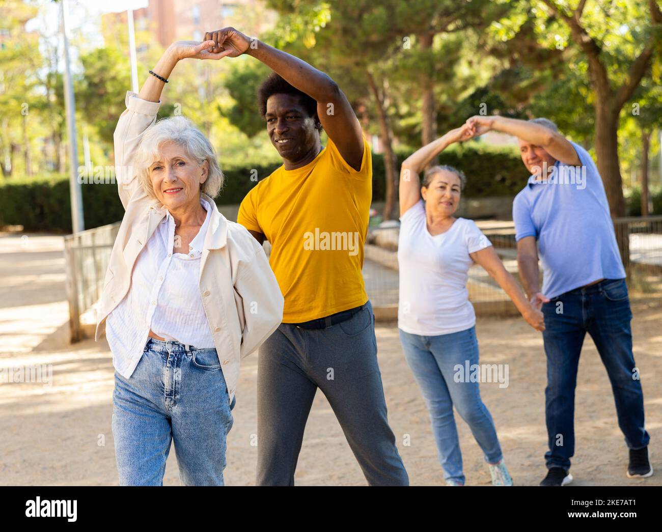 Dancing in garden elderly couple hi-res stock photography and images ...