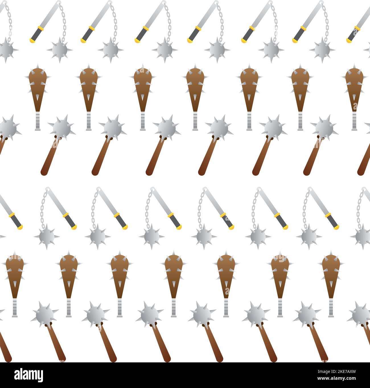 Seamless pattern background with medieval weapons icon Vector Stock Vector Image & Art - Alamy