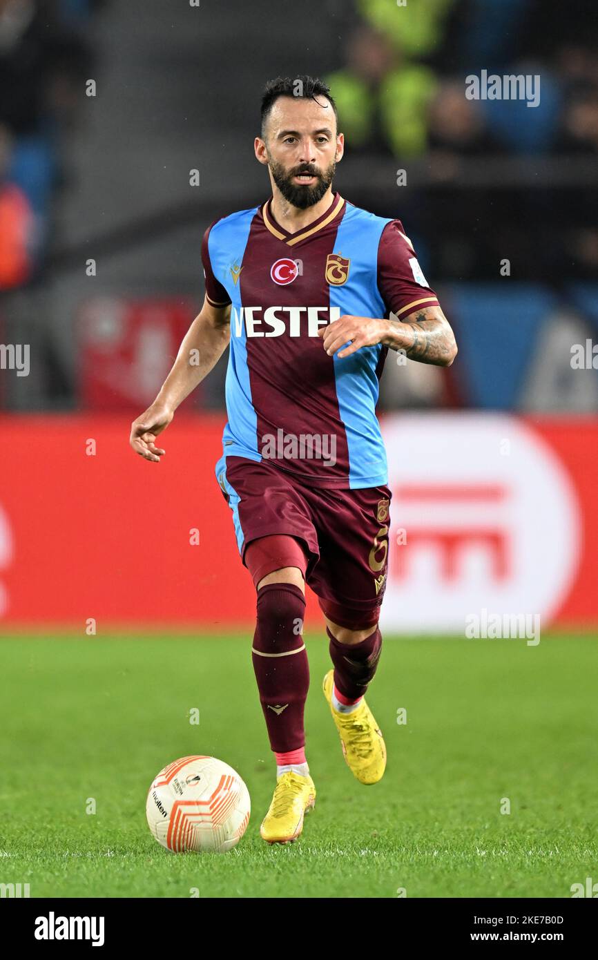 TRABZON - Manolis Siopis of Trabzonspor AS during the UEFA Europa ...