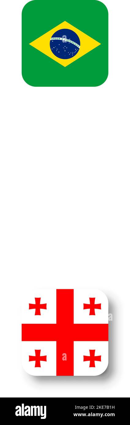 3d georgian flag Stock Vector Images - Alamy