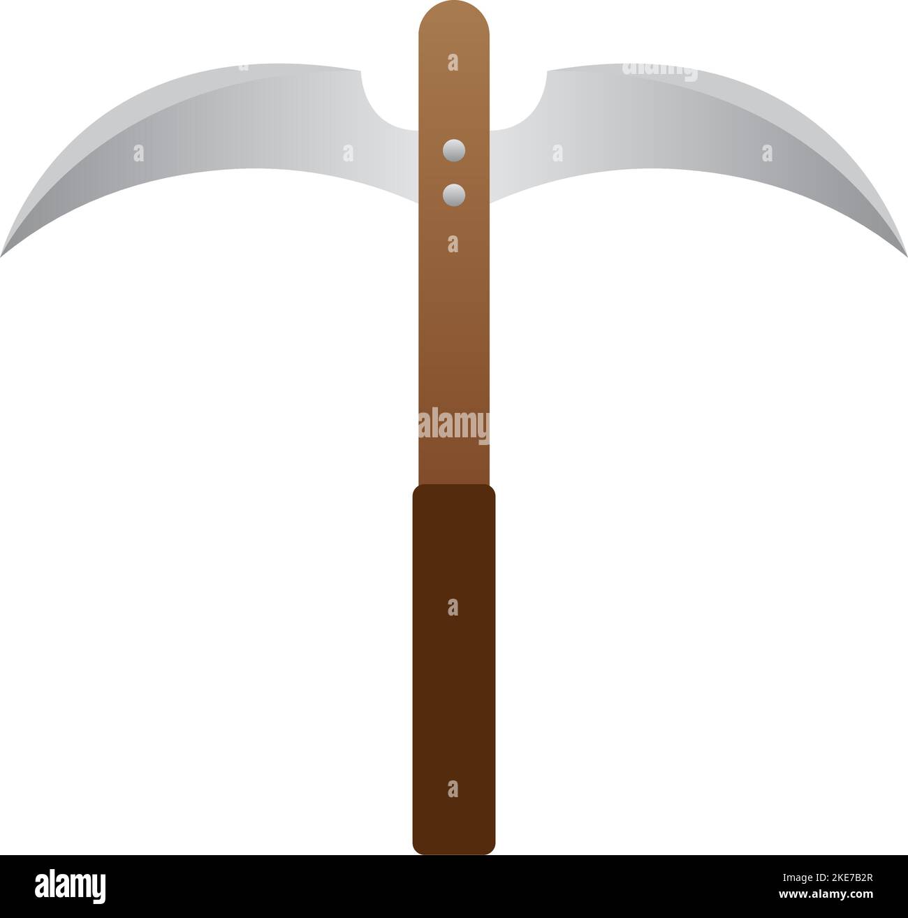 Isolated scythe weapon medieval weapon icon Vector Stock Vector Image ... Isolated scythe weapon medieval weapon icon Vector Stock Vector Image ...