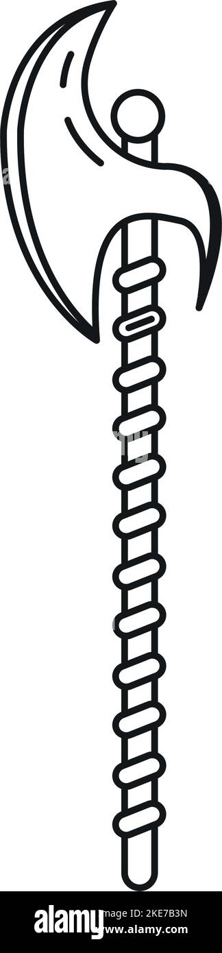 Isolated polearm weapon medieval icon Vector Stock Vector Image & Art ...