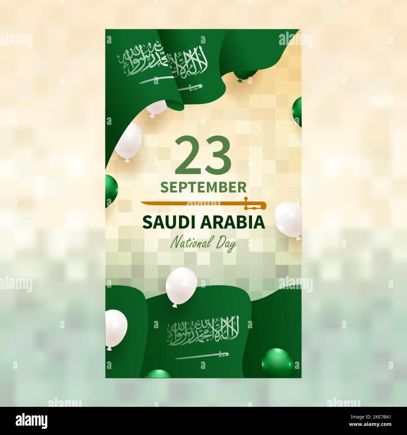saudi arabia national day social media post Stock Vector Image & Art ...
