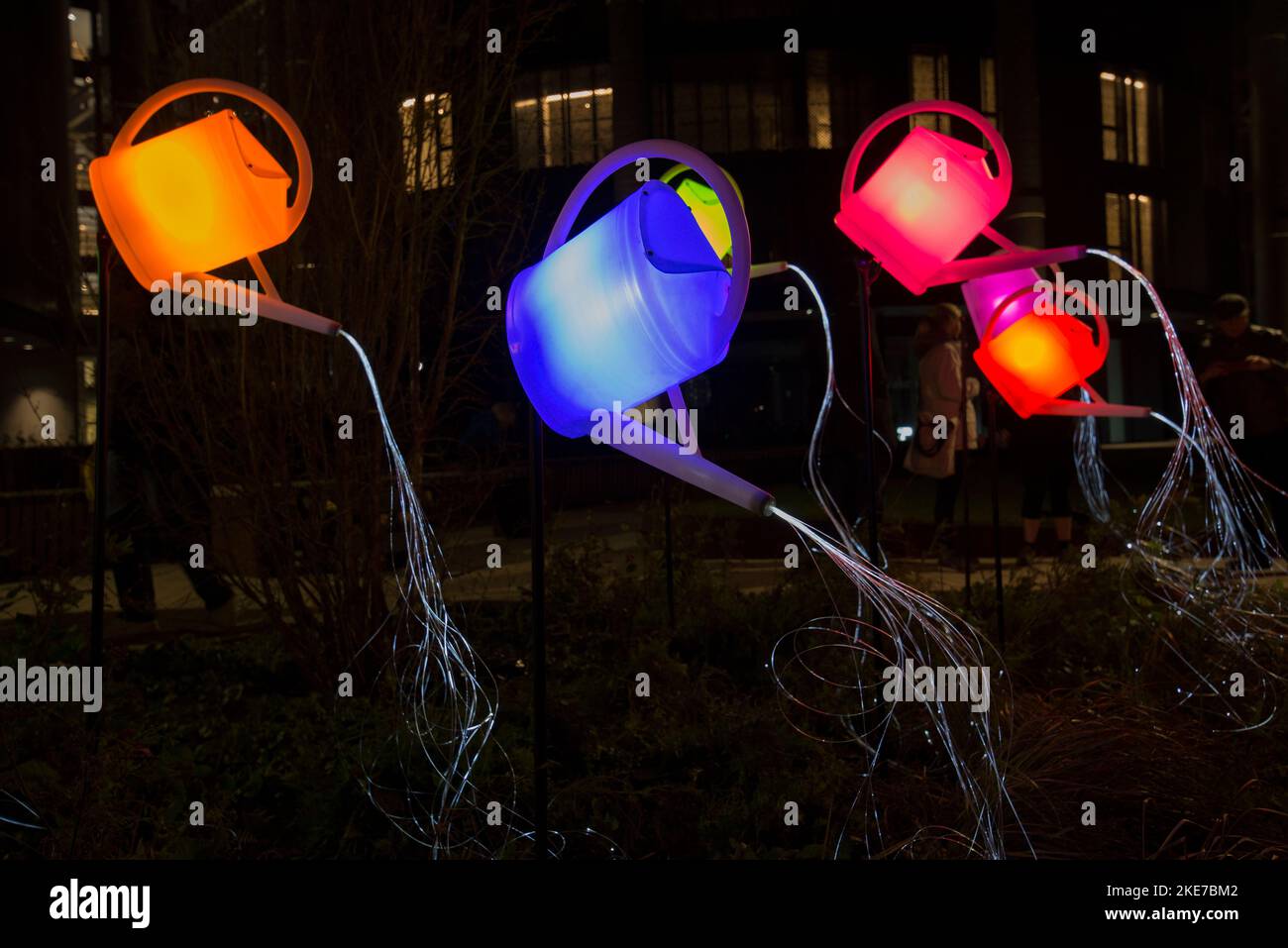 Neon lit sculpture hi-res stock photography and images - Alamy