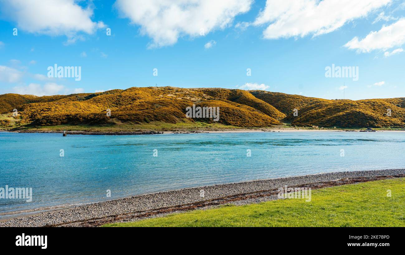 A daytime view of Plimmerton, New Zealand Stock Photo - Alamy