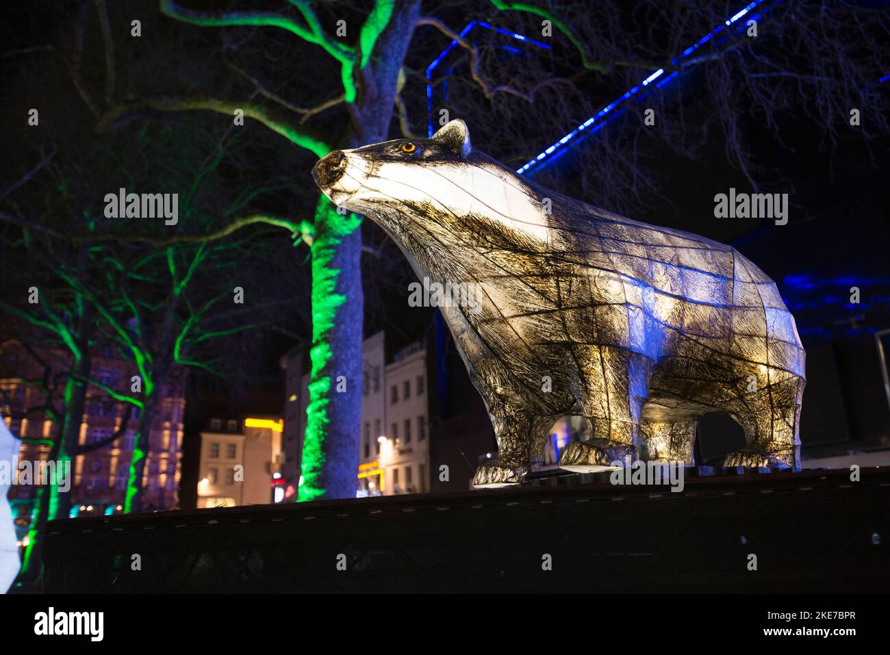 Badger sculpture hi-res stock photography and images - Alamy