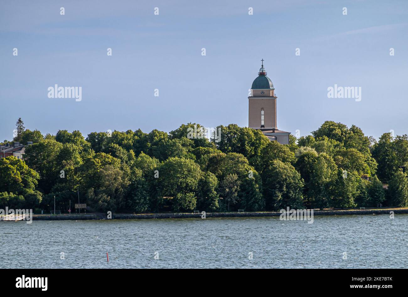 Helsinki, Finland - July 20, 2022: Suomenlinna Fortress from the sea ...
