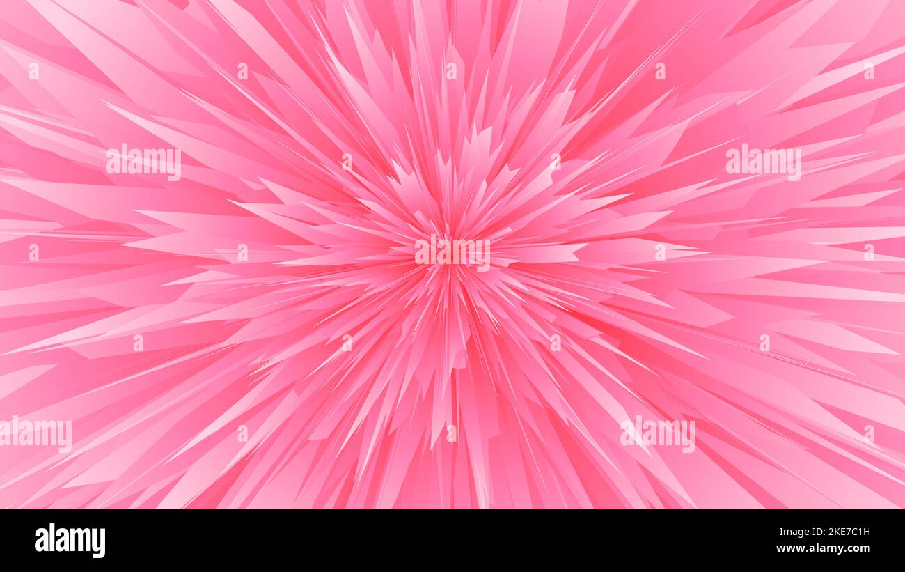 abstract pink spiky explosion background Stock Vector Image & Art - Alamy