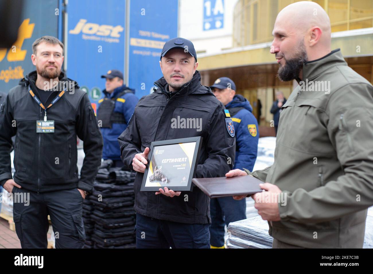 KYIV, UKRAINE - NOVEMBER 10, 2022 - Head of the State Emergency Service (DSNS) of Ukraine Serhii ...