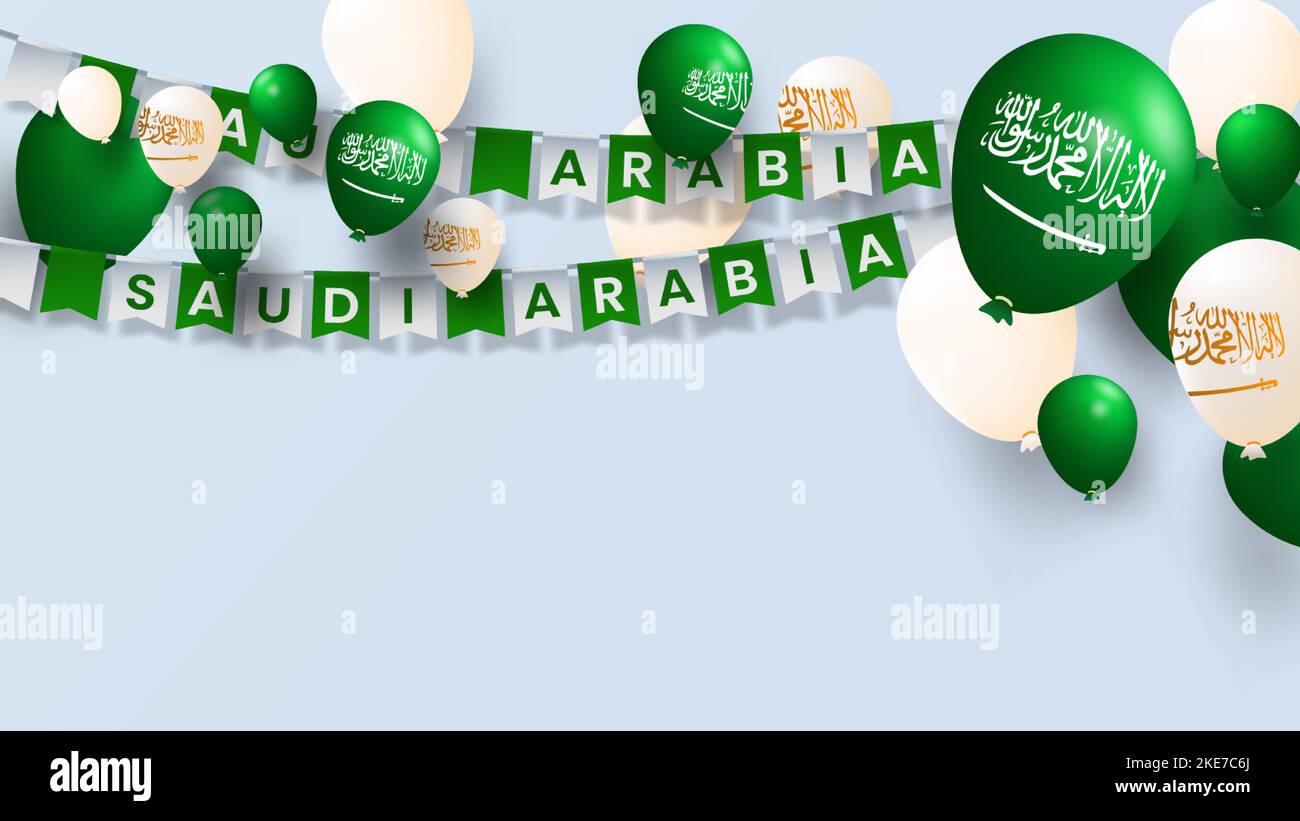 Saudi Arabia National Day Banner Stock Vector Image & Art - Alamy