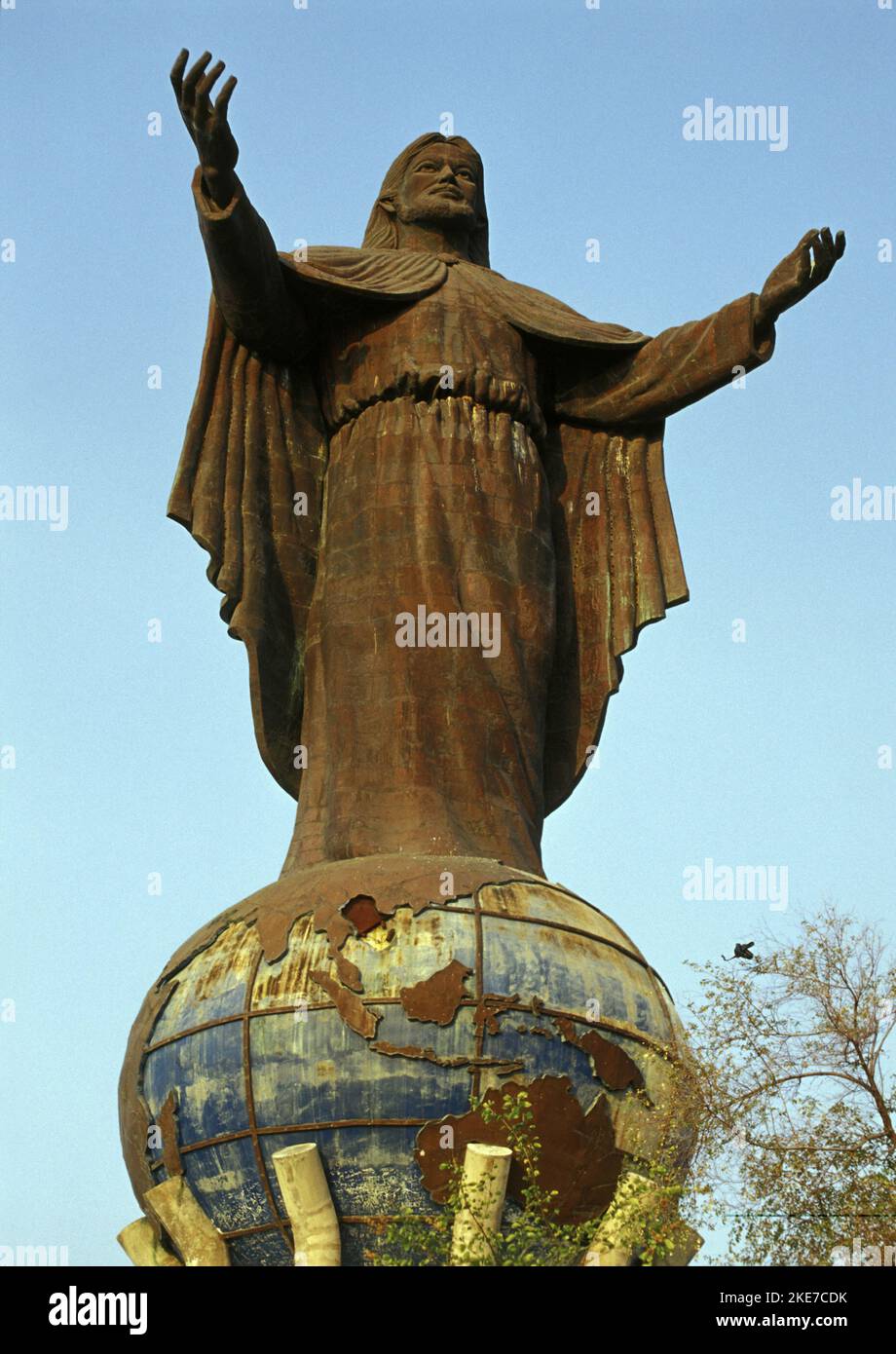 Statue of Cristo Rey (Christ the Redeemer), Fatucama Bay, Dili, Timor ...