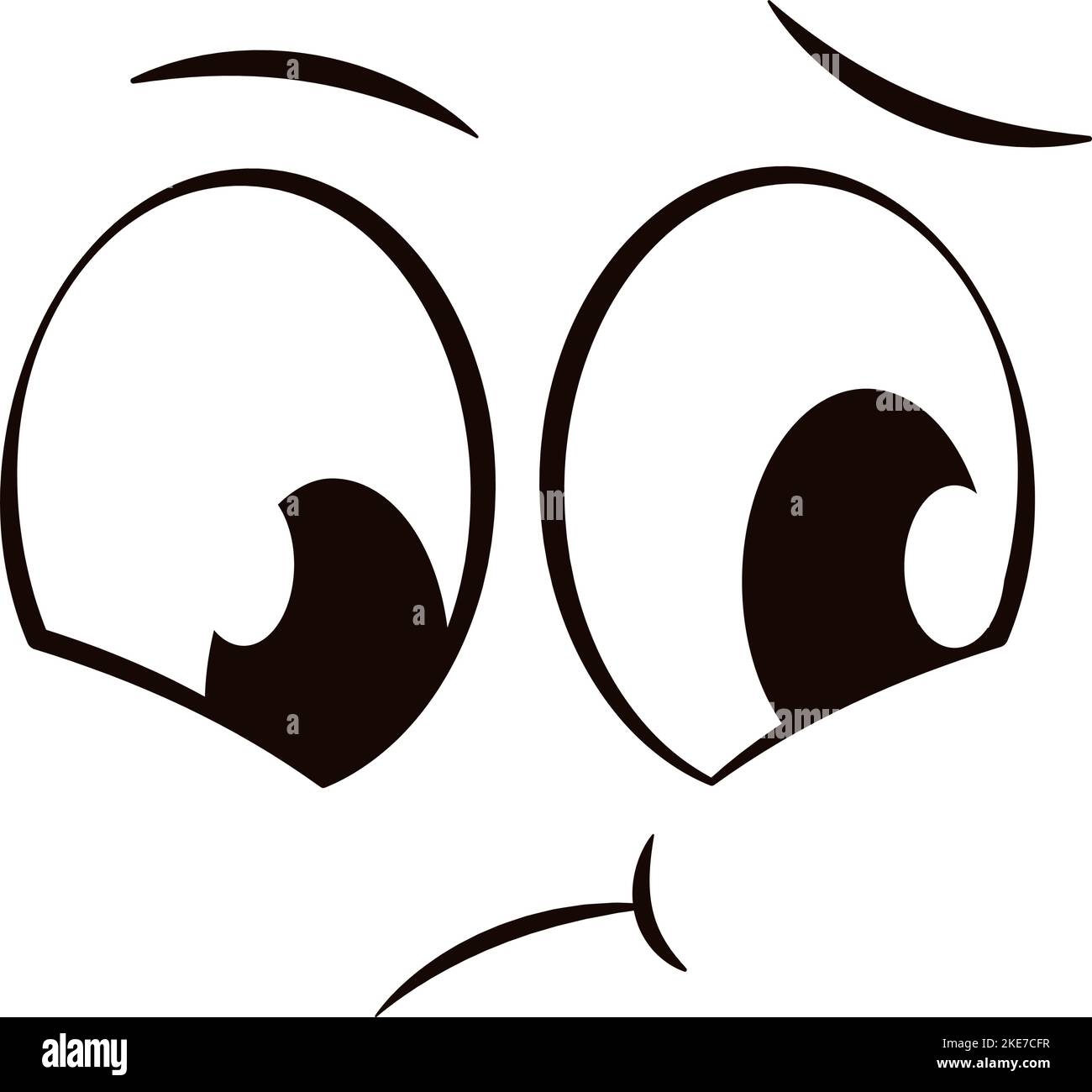 White doubt expression face avatar Vector Stock Vector Image & Art - Alamy