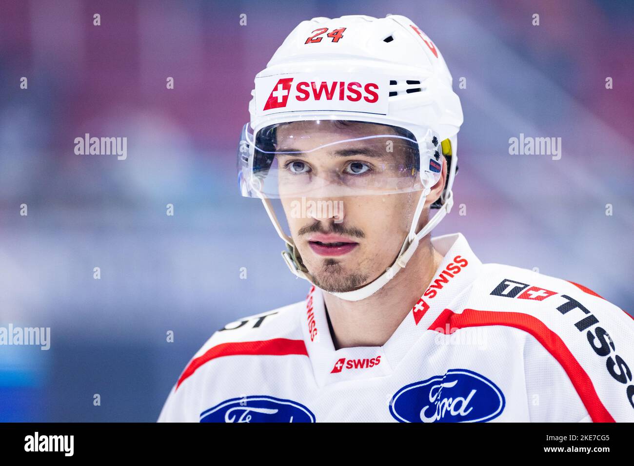 TURKU, FINLAND - NOVEMBER 10: Tobias Geisser of Switzerland during the ...
