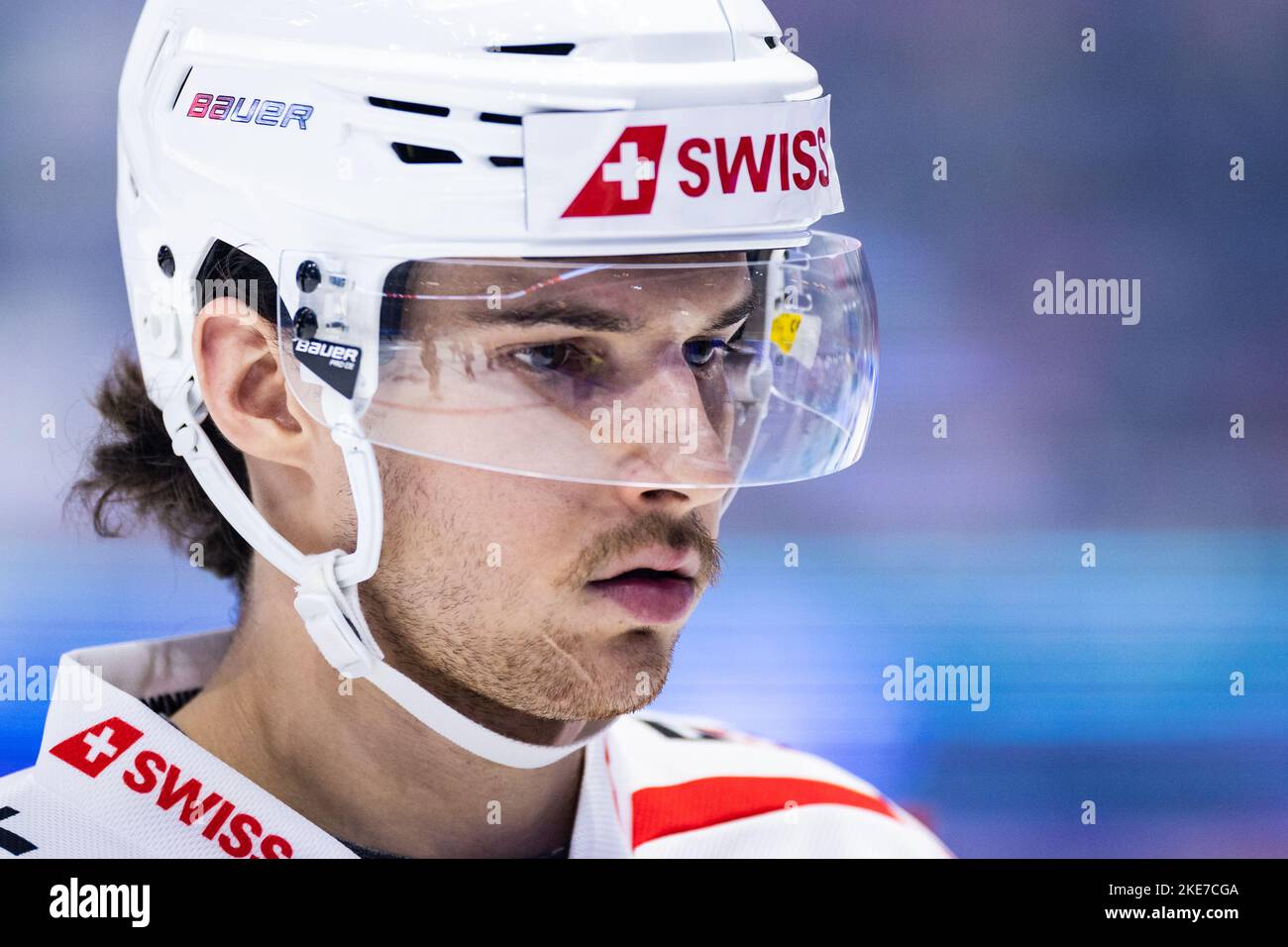 TURKU, FINLAND - NOVEMBER 10: Yannick Rathgeb of Switzerland during the ...