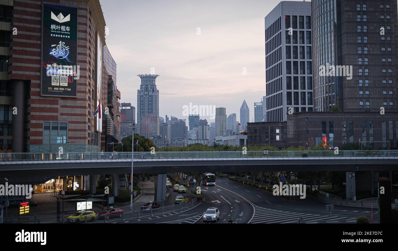 A beautiful view of Shanghai city in China Stock Photo - Alamy