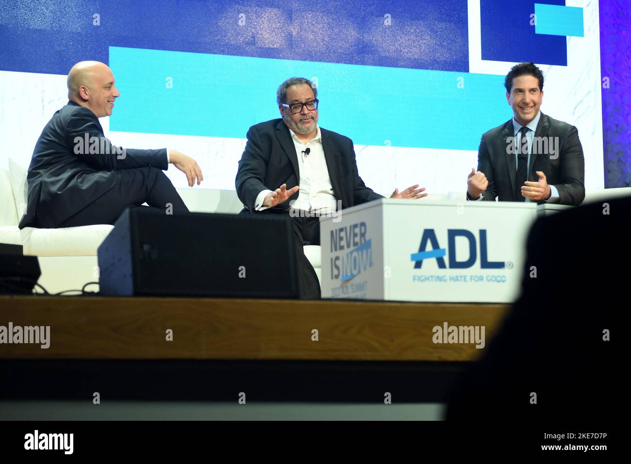 New York, USA. 10th Nov, 2022. Jonathan Greenblatt, Michael Eric Dyson ...