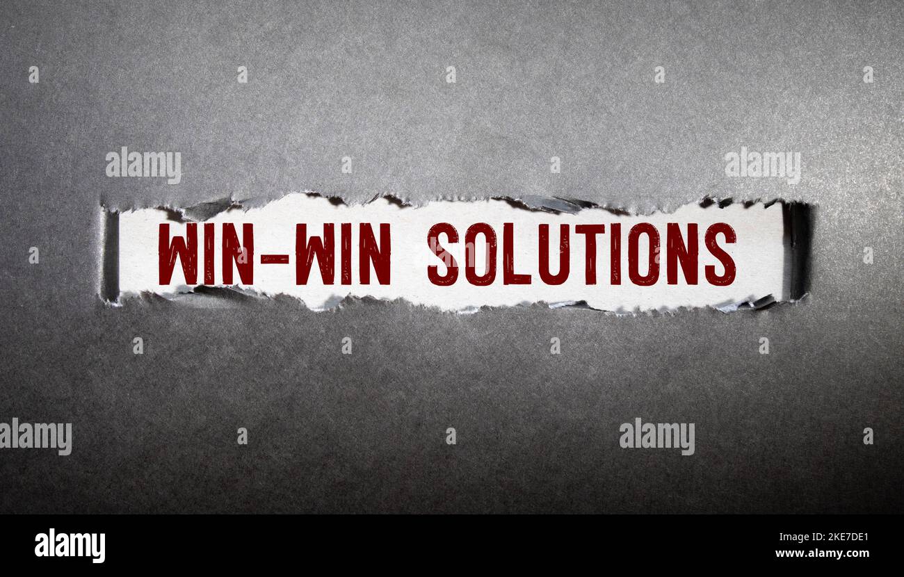 win-win solution - negotiation or conflict resolution concept ...