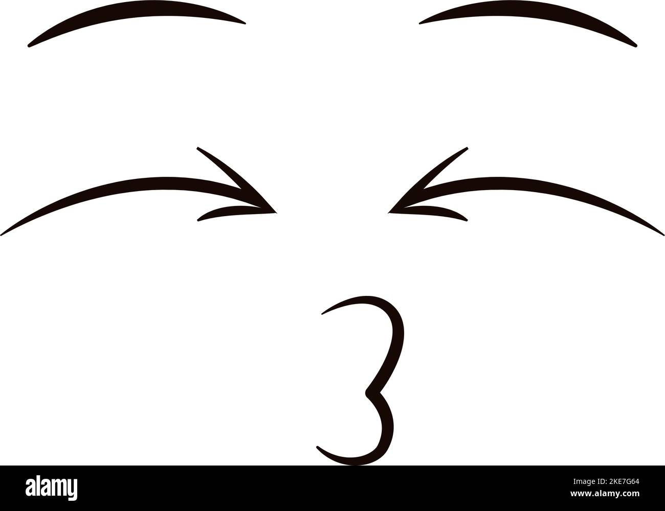 Body part kiss Stock Vector Images - Alamy