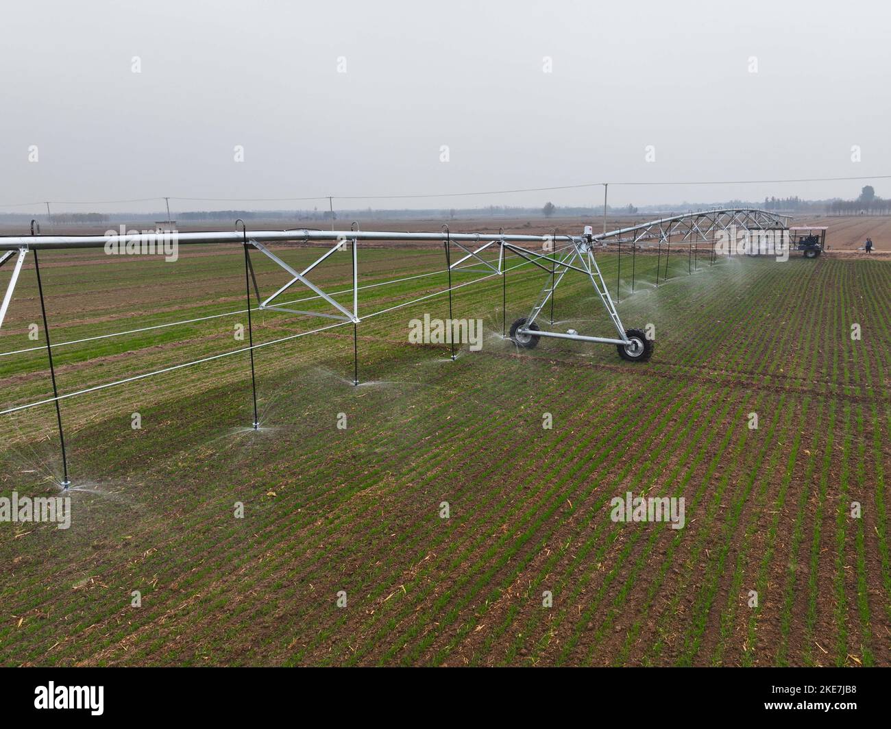 LIAOCHENG, CHINA - NOVEMBER 10, 2022 - Workers test a mobile water ...