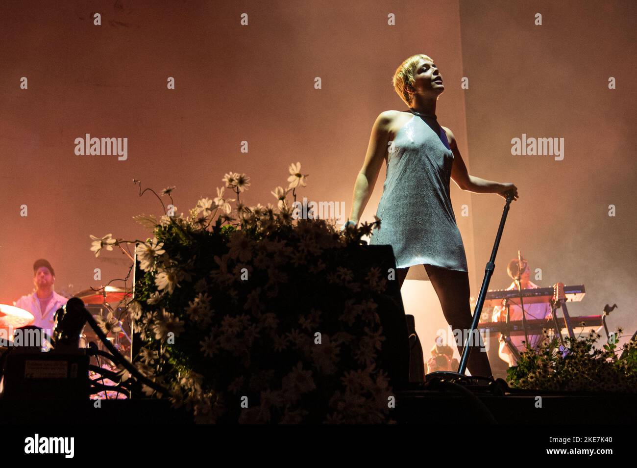 London. UK, 10/11/2022, Singer Maggie Rogers performs on stage during ...