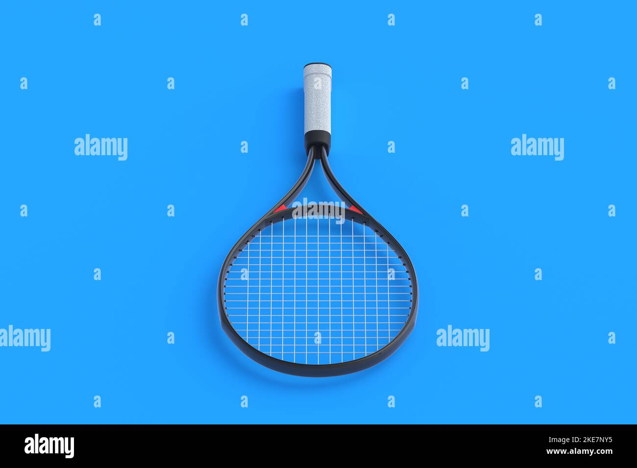 Modern tennis racquet. Sports equipments. International tournament ...