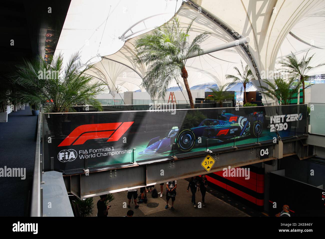 Sao Paulo, Brazil - 10/11/2022, illustration F1 Net Zero Carbon 2030 ...