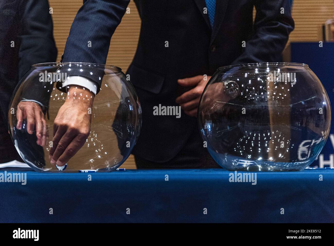 November 10, 2022, Turin, , Italy: A moment of the draw for the Nitto ...