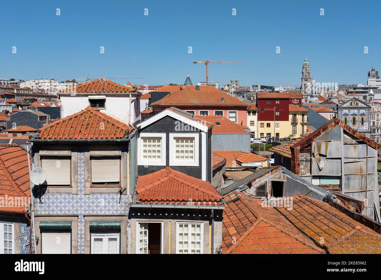 Famous viewpoint Terreiro da Se situated near the cathedral and ...