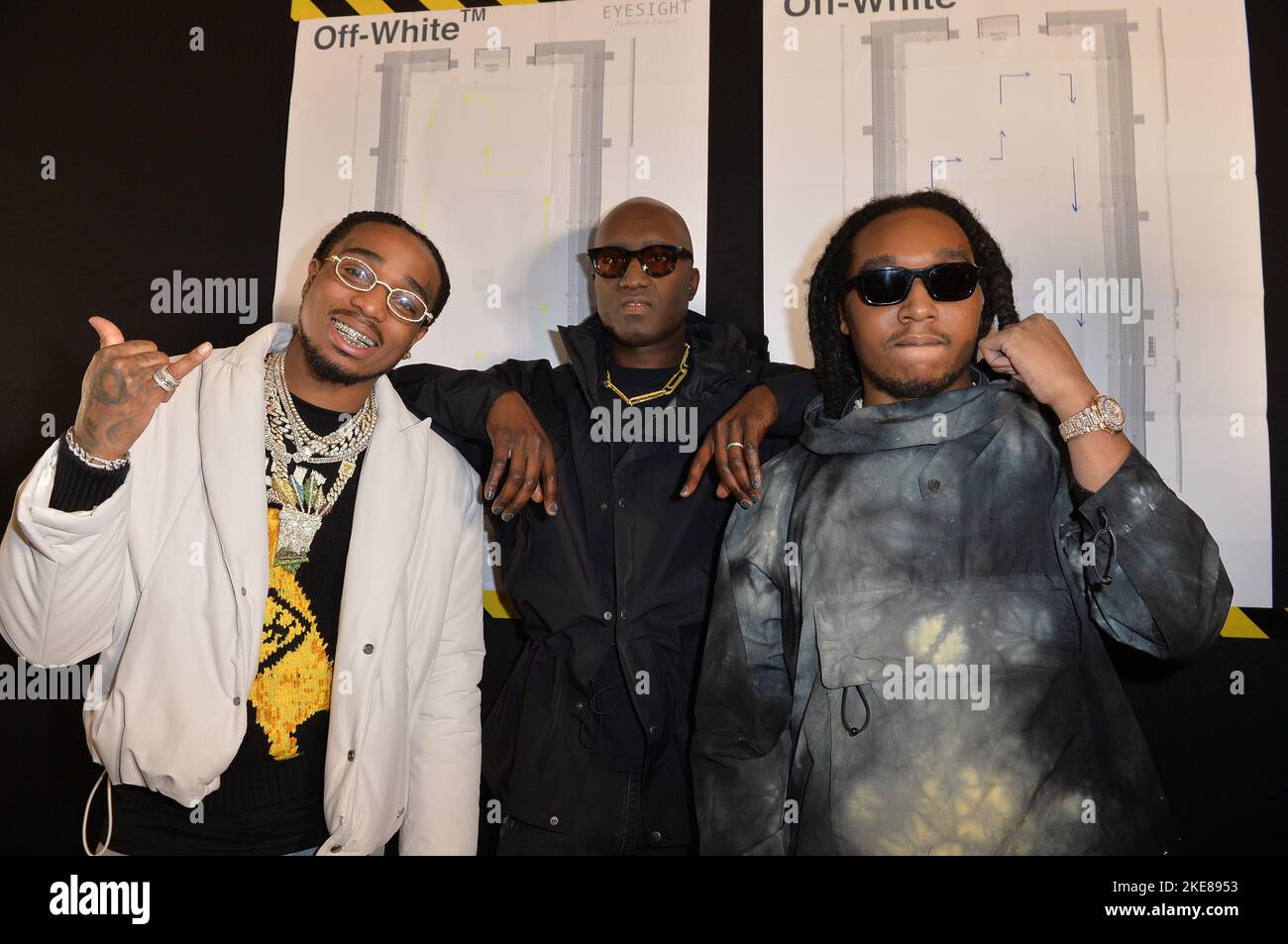 Takeoff from Migos and Virgil Abloh offwhite Stock Photo - Alamy