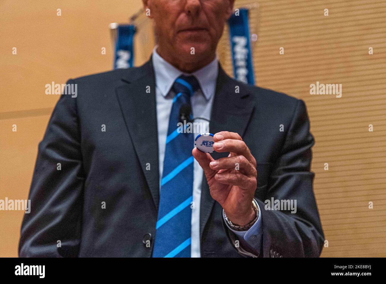 November 10, 2022, Turin, , Italy: A moment of the draw for the Nitto ...