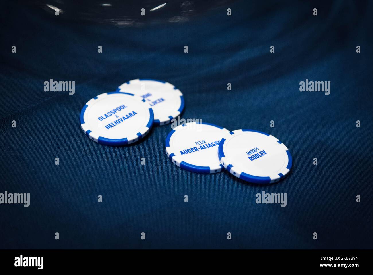 November 10, 2022, Turin, , Italy: A moment of the draw for the Nitto ...