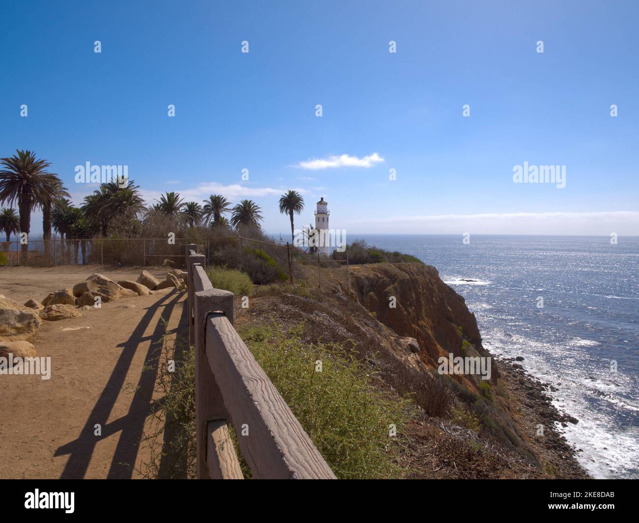 Point Vincente Lighthouse in Rancho Palos Verdes, California, USA Stock Photo - Alamy