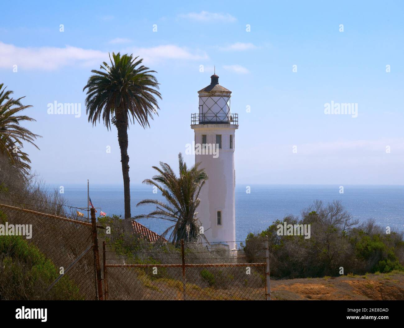 Point Vincente Lighthouse in Rancho Palos Verdes, California, USA Stock Photo - Alamy
