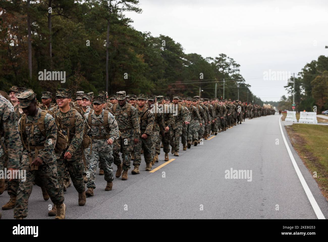 U.S. Marines with 8th Communication Battalion, II MEF Information Group ...