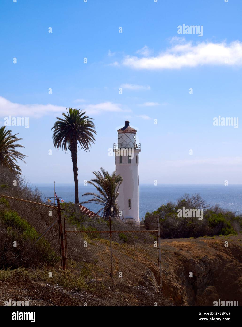 Point Vincente Lighthouse in Rancho Palos Verdes, California, USA Stock Photo - Alamy
