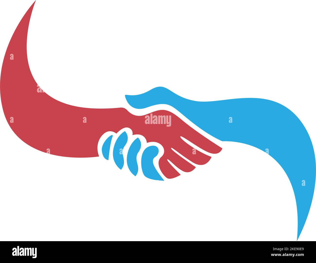 Handshake icon logo design illustration Stock Vector Image & Art - Alamy