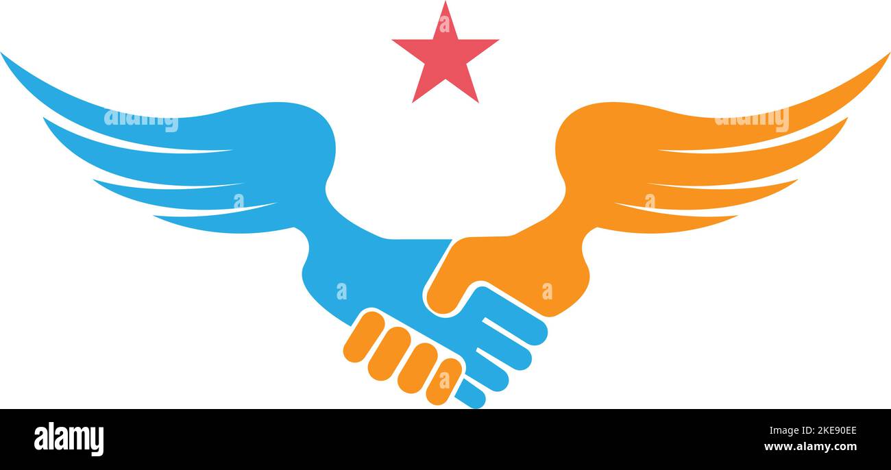 Handshake icon logo design illustration Stock Vector Image & Art - Alamy