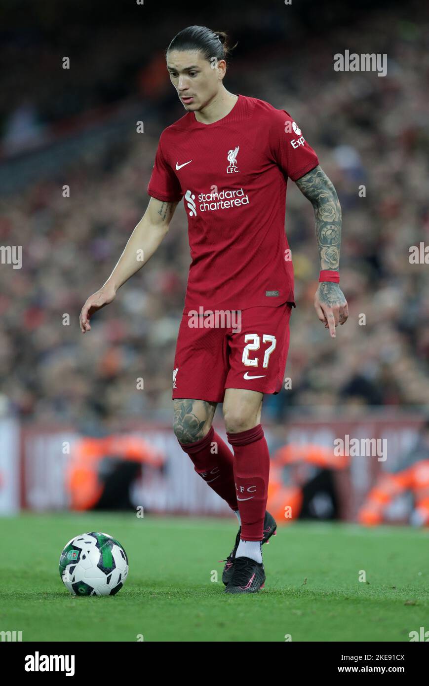 Anfield, Liverpool, Merseyside, UK. 9th Nov, 2022. Carabao Cup football ...